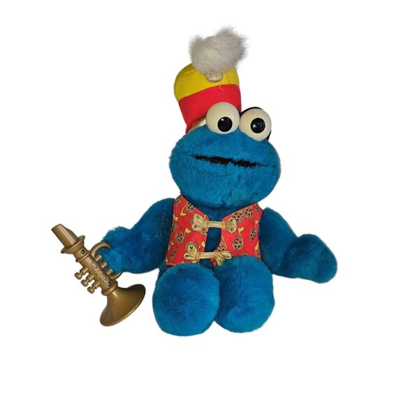 Fisher-Price | Toys | Fisher Price Singing Cookie Monster Trumpet Plush ...